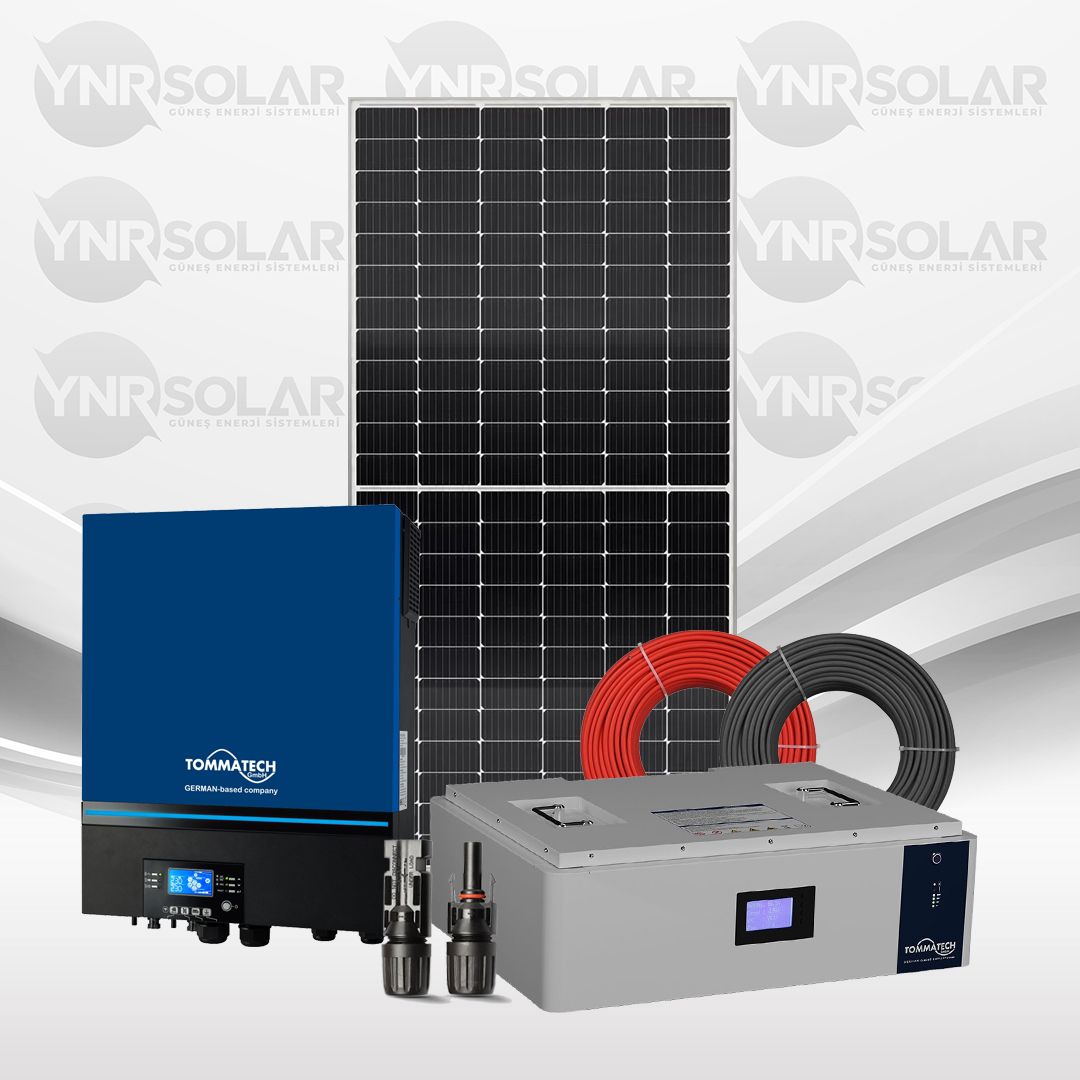 11Kva XL 11000W Güneş enerjisi Solar Paketi Lityum Akülü - Ynr Solar